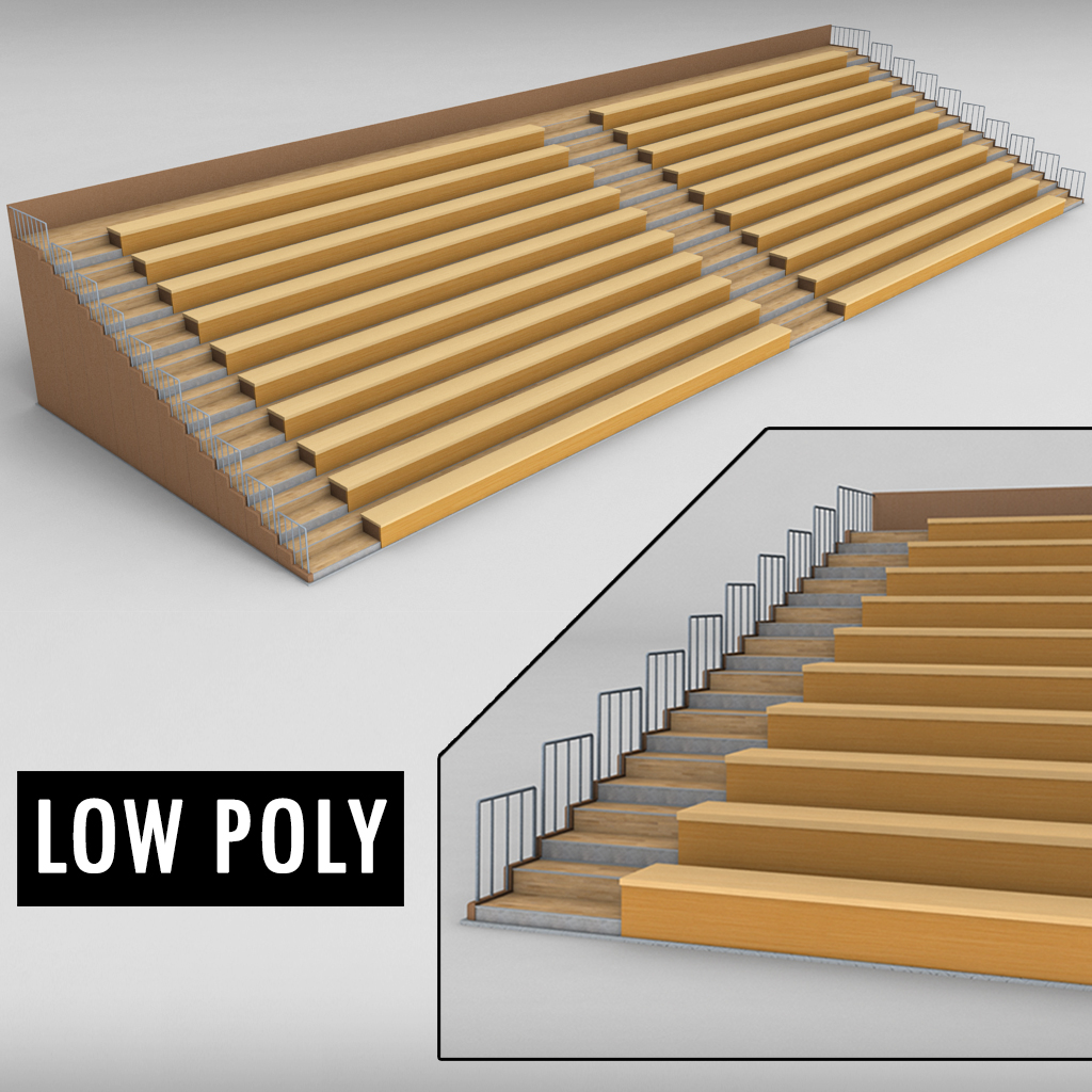 Wooden stadium seats store